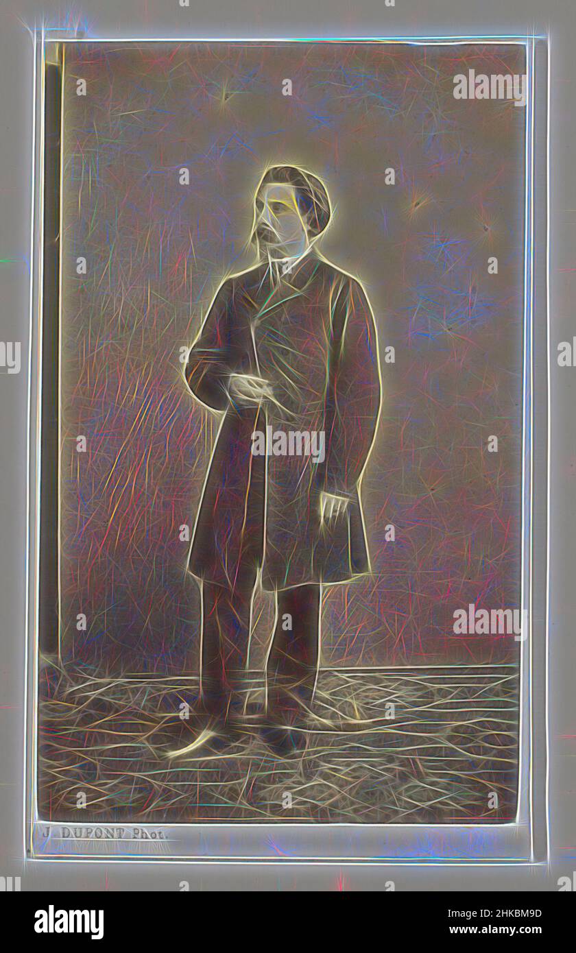 Inspired by Portrait of the painter Henri Jacques Bource, full-length ...