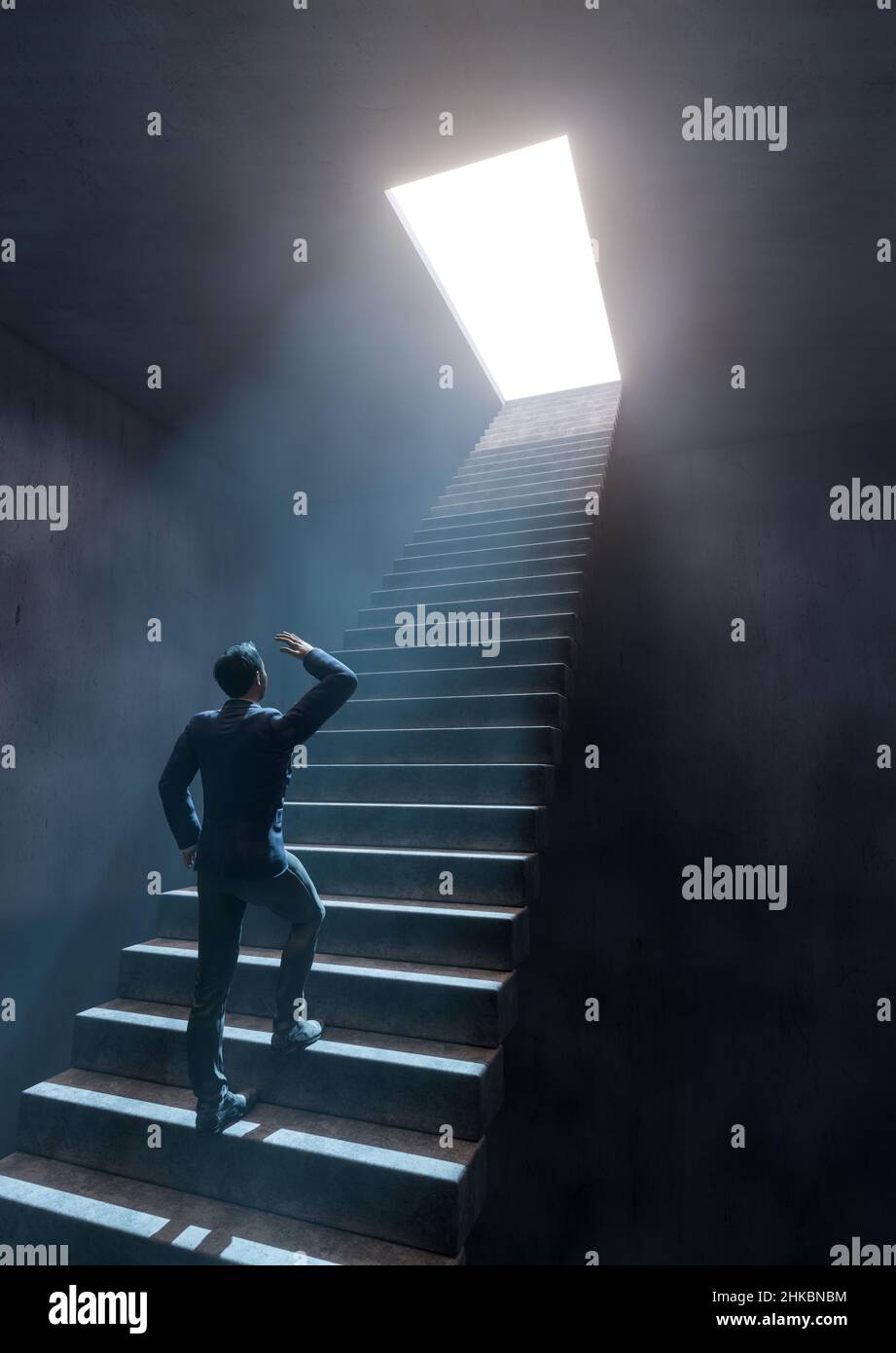 Climbing metaphor hi-res stock photography and images - Alamy