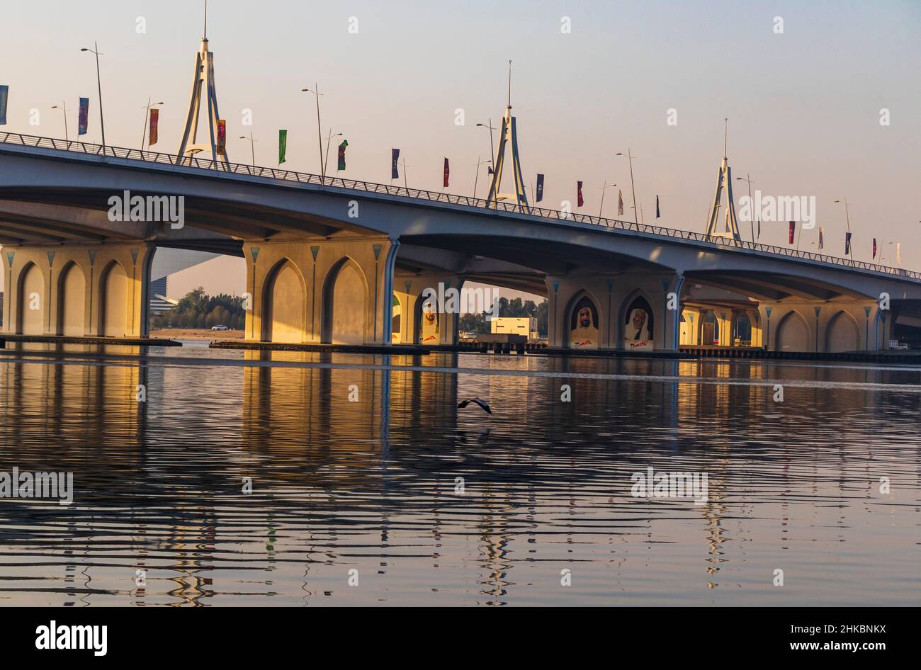 Dubai, UAE - 01.25.2022 - Business Bay crossing bridge Stock Photo - Alamy
