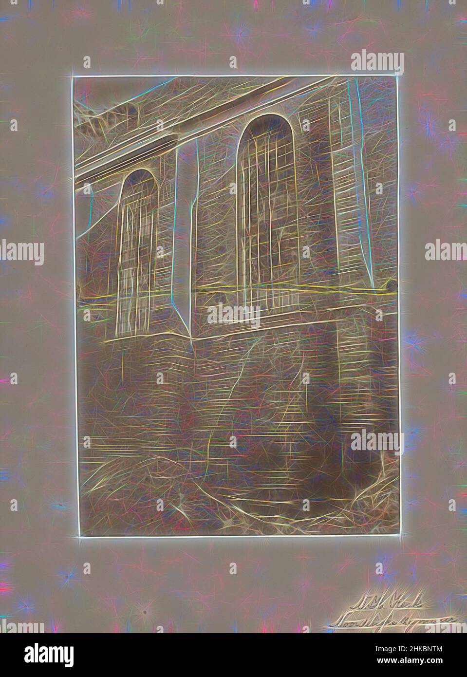 Inspired by North side wall of the Reformed Church at Ilpendam, A.J.M ...