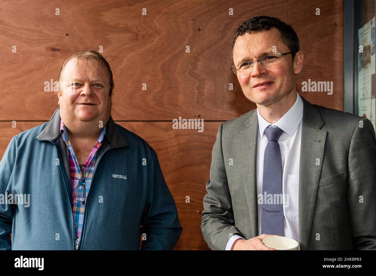 Bantry, West Cork, Ireland. 3rd Feb, 2022. Minister Patrick O'Donovan ...
