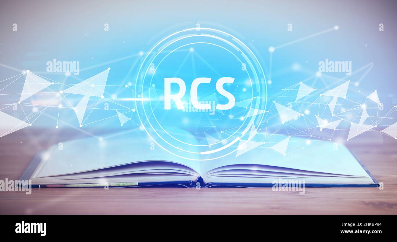 Open book with abbreviation Stock Photo - Alamy