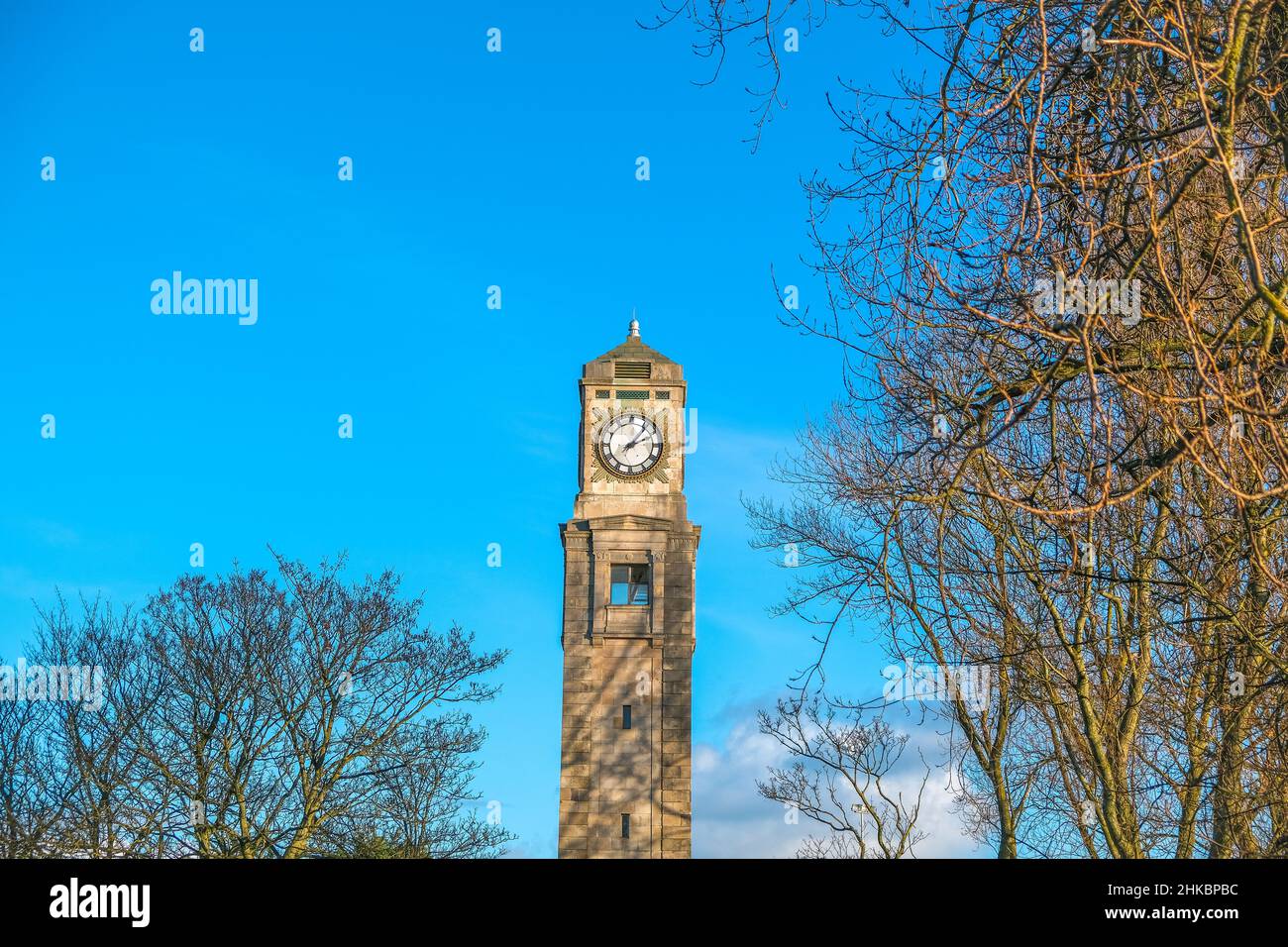 Stanley park, blackpool clock hi-res stock photography and images - Alamy