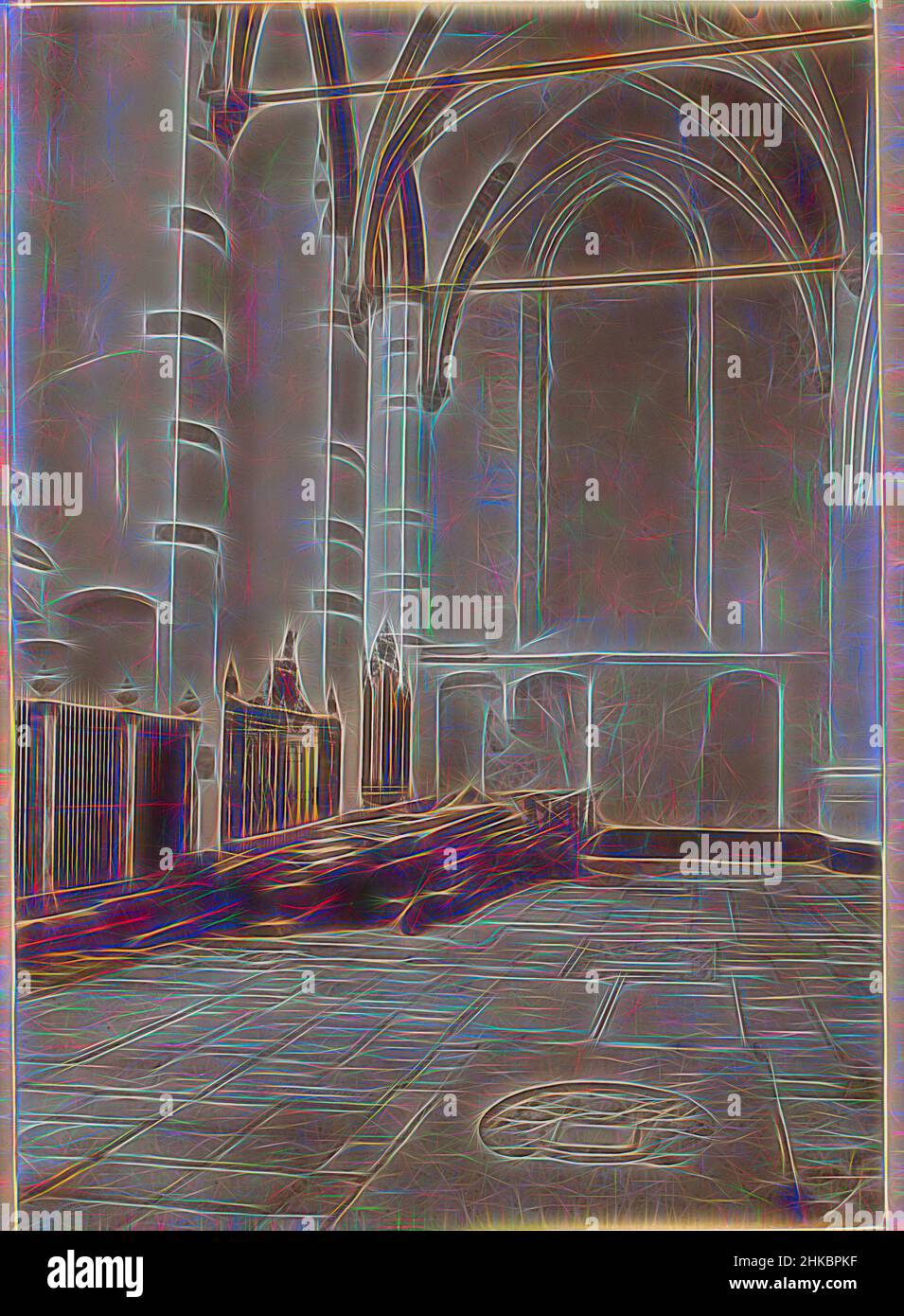 Inspired by Interior of the Grote or Sint-Catharijnekerk in Brielle ...