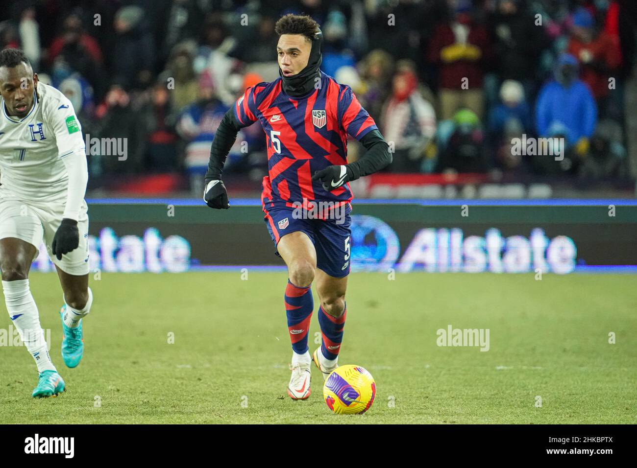 St. Paul, Minnesota, USA, February 2, 2022, USA defender Antonee ...