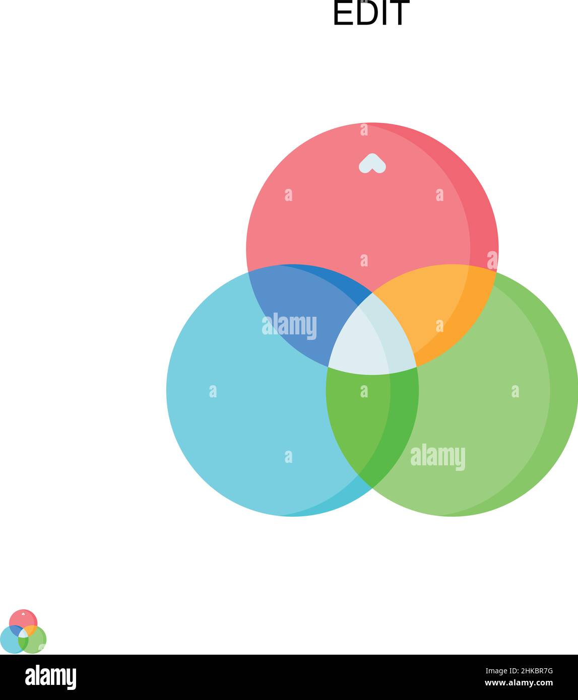 Edit Simple vector icon. Illustration symbol design template for web ...