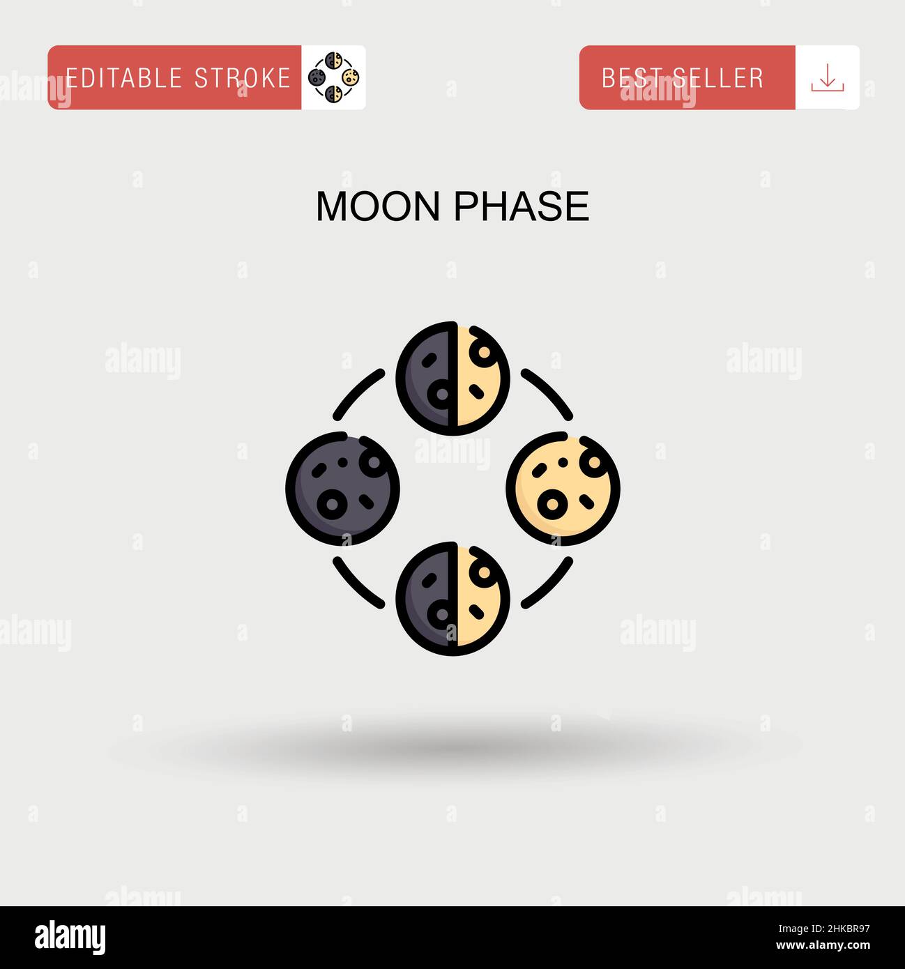 Full moon calendar Stock Vector Images - Alamy