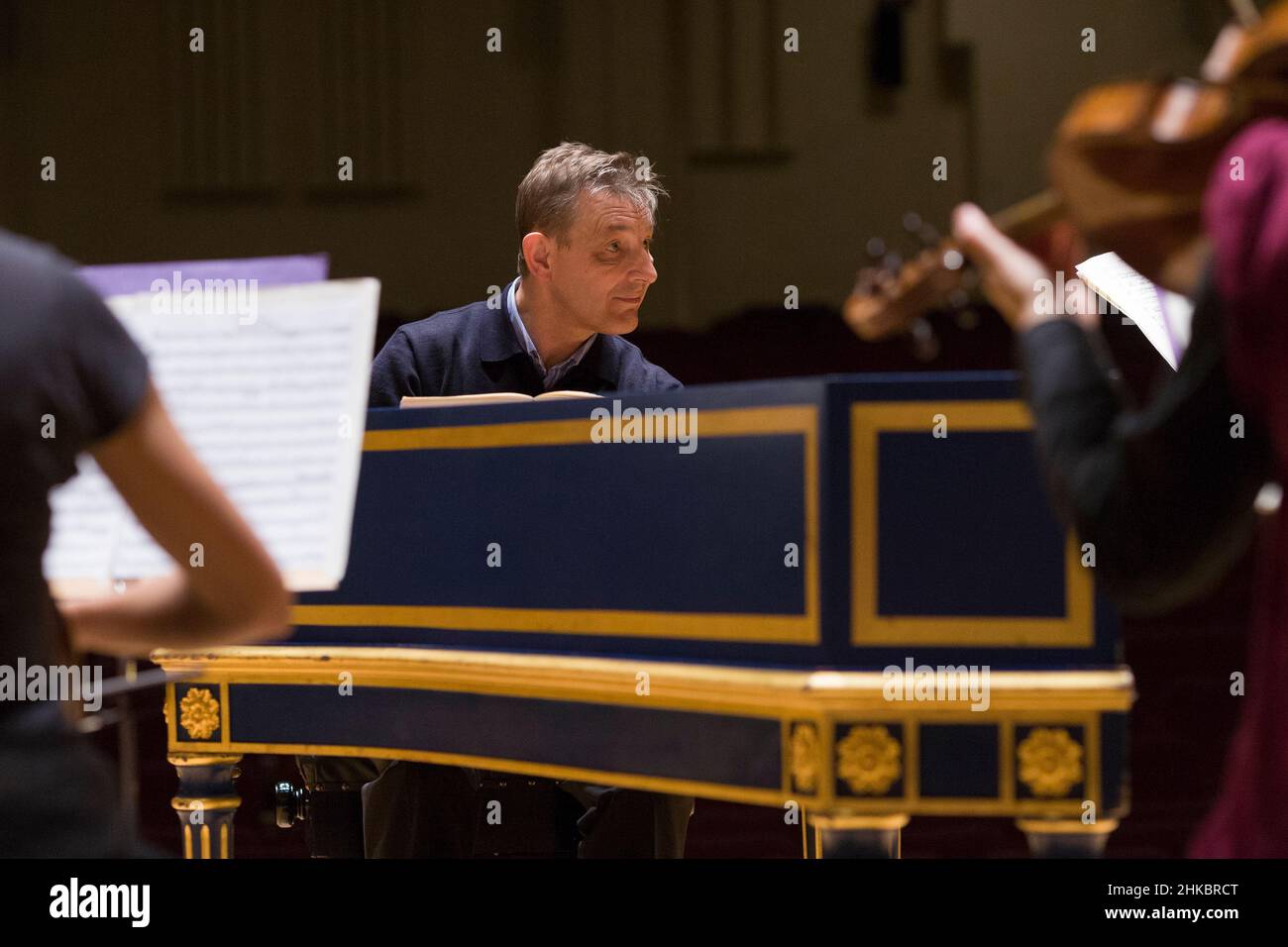 British harpsichordist and conductor Trevor David Pinnock CBE ...