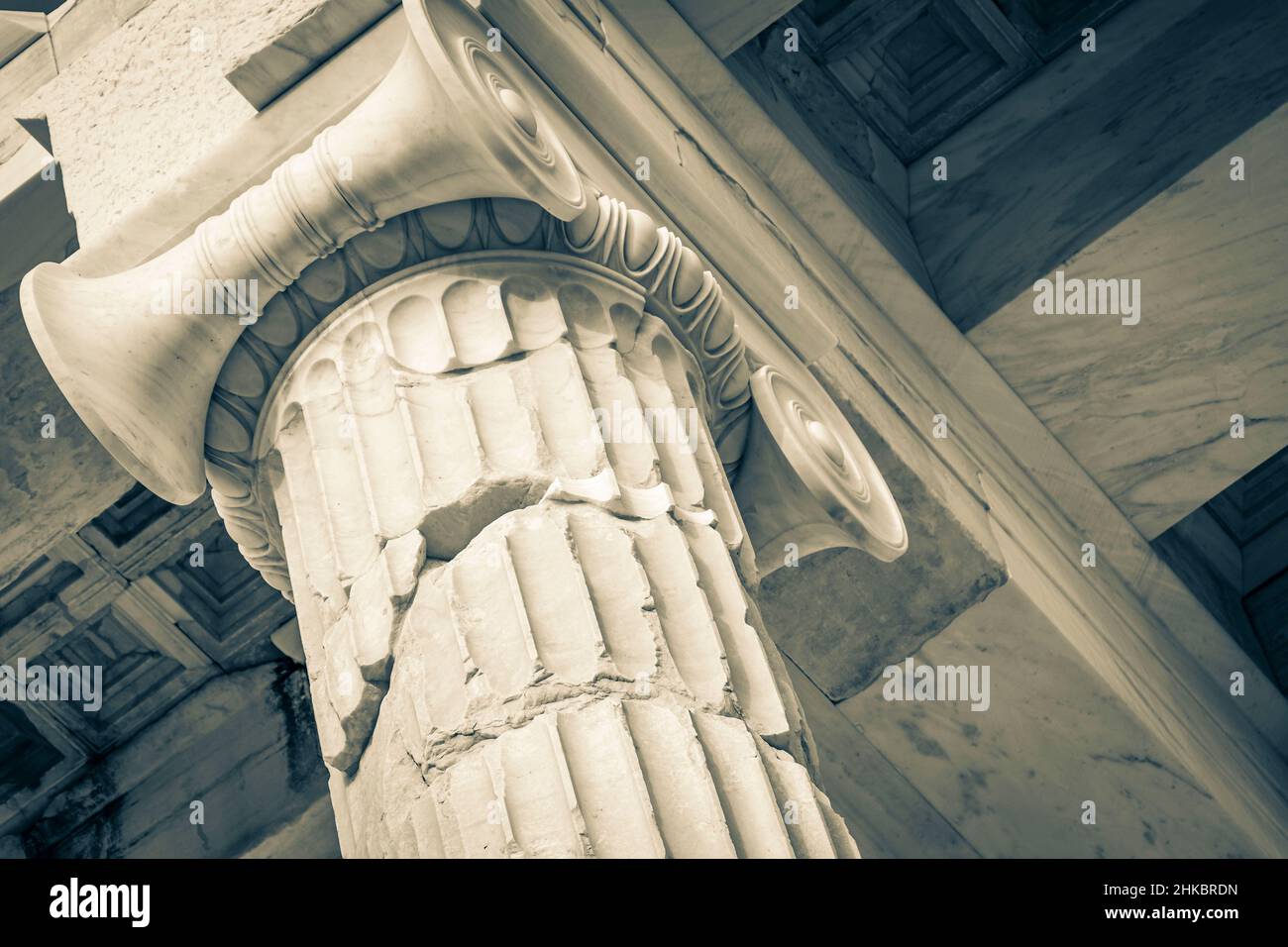Statue of athena promachos acropolis hi-res stock photography and ...