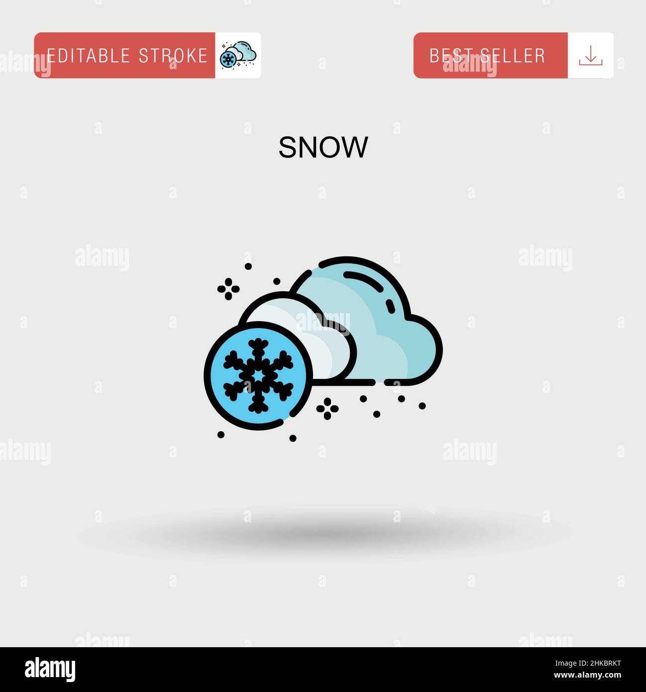 Snow park scene Stock Vector Images - Alamy