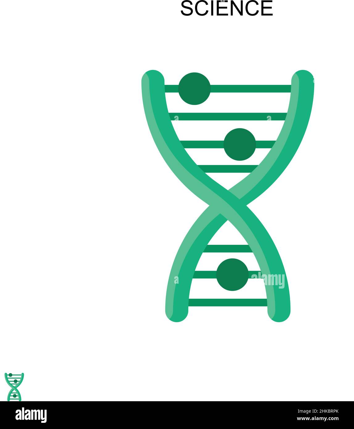 Science Simple vector icon. Illustration symbol design template for web ...