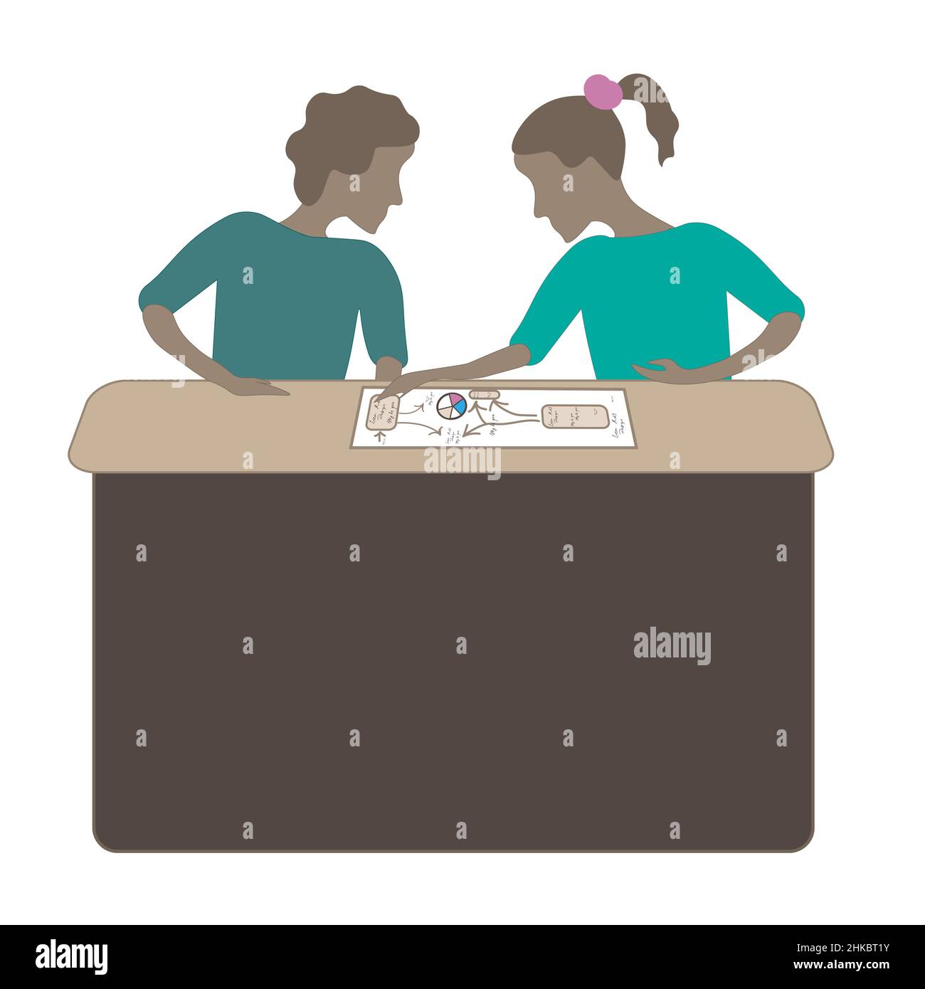 Another explanation Stock Vector Images - Alamy