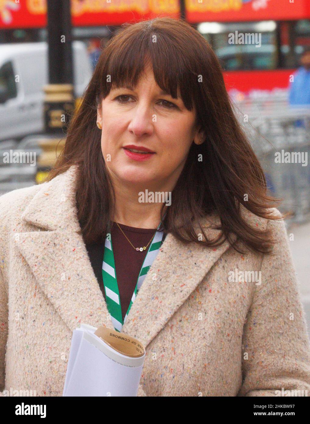 London, UK. 3rd Feb, 2022. Shadow Chancellor, Rachel Reeves Credit ...