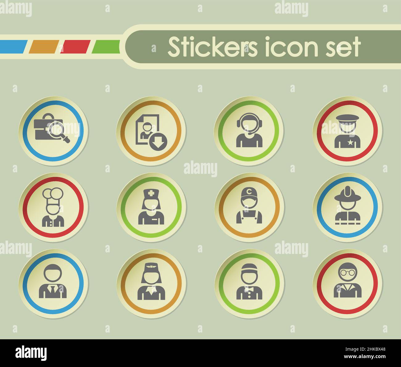 Assistant police officer Stock Vector Images - Alamy