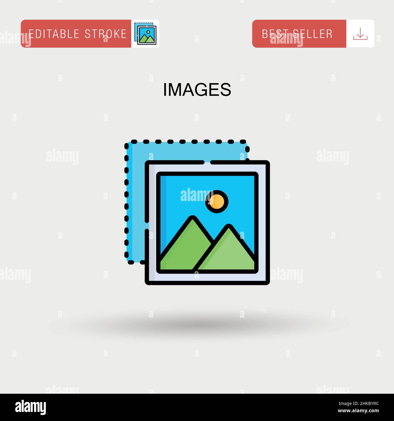 Images Simple vector icon Stock Vector Image & Art - Alamy
