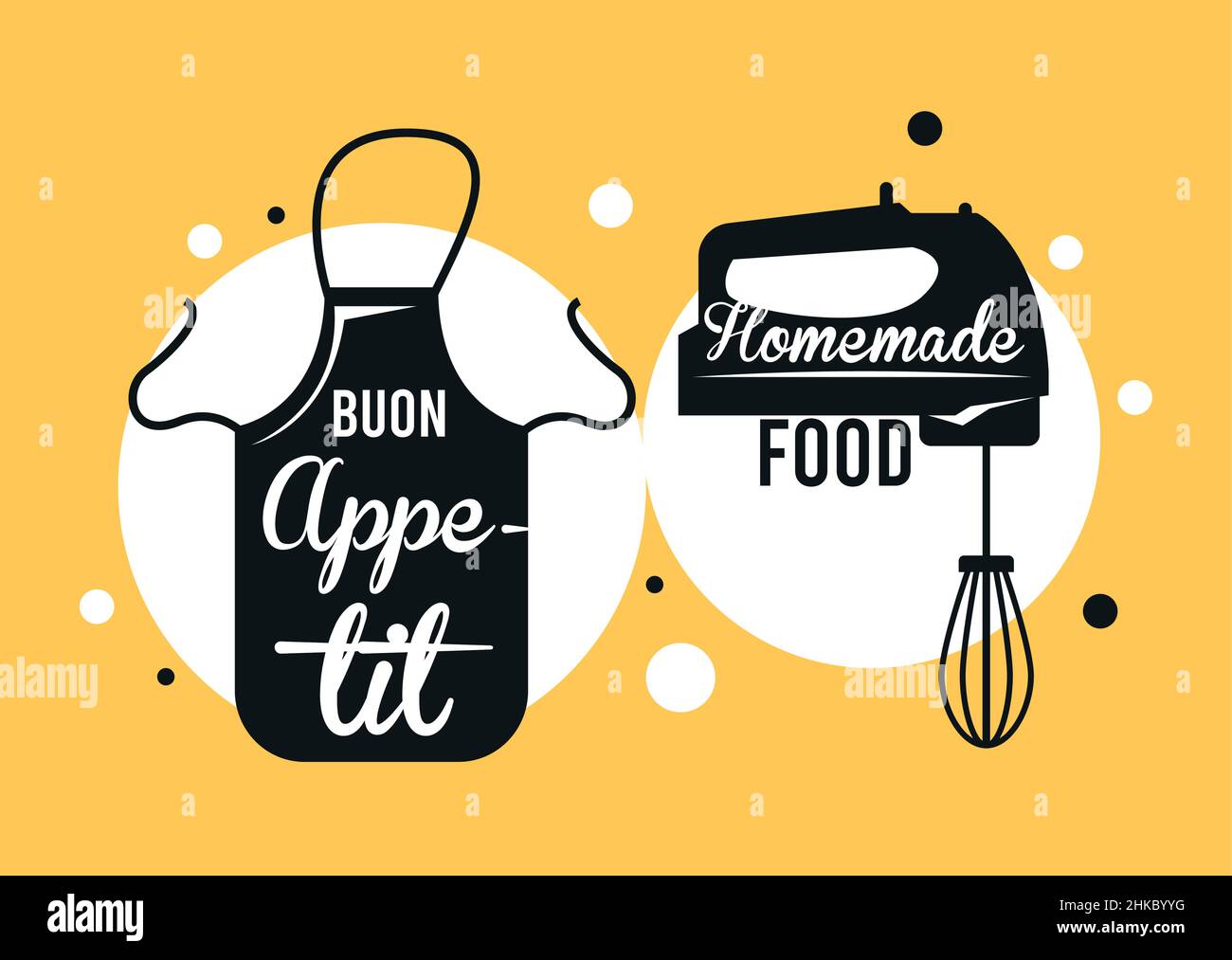two food cook labels Stock Vector Image & Art - Alamy