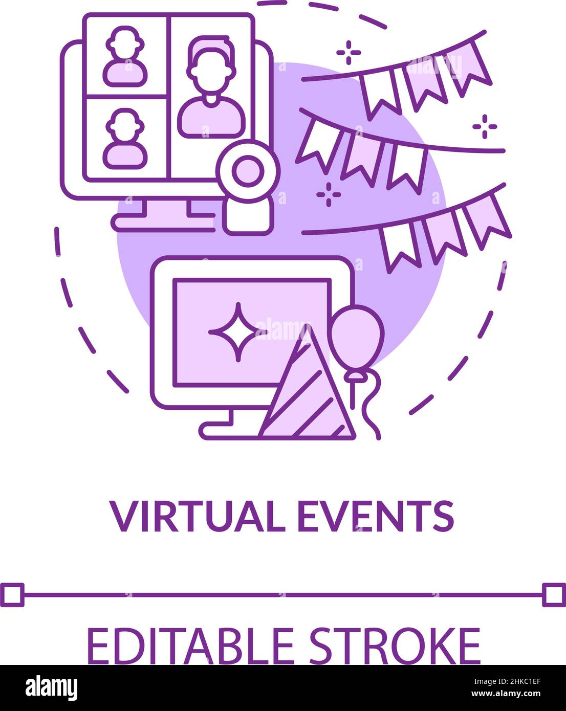 We make events campaign Stock Vector Images - Alamy