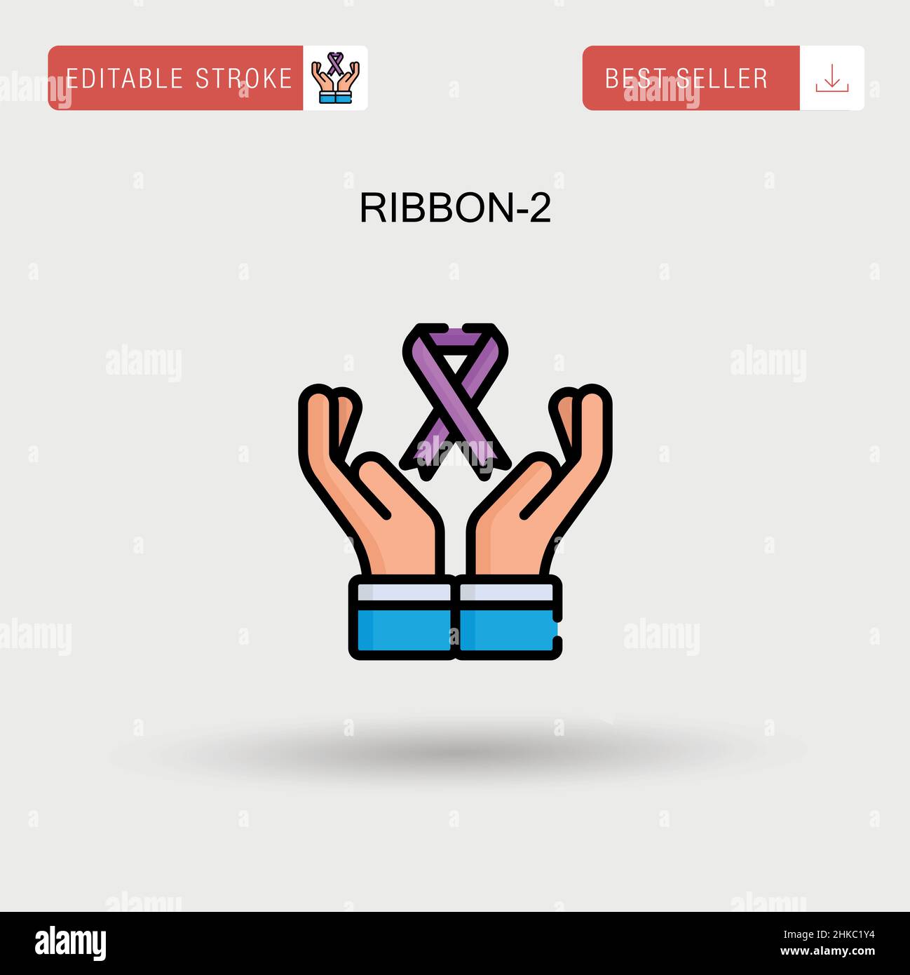 Icon ribbon hi-res stock photography and images - Alamy
