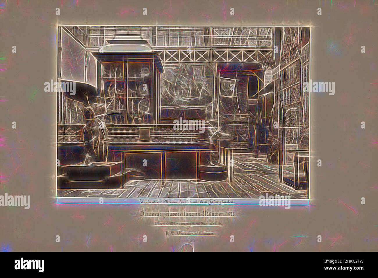 Inspired by Arrangement of German art objects in the Bayerisches Nationalmuseum at Munich, Werke ...