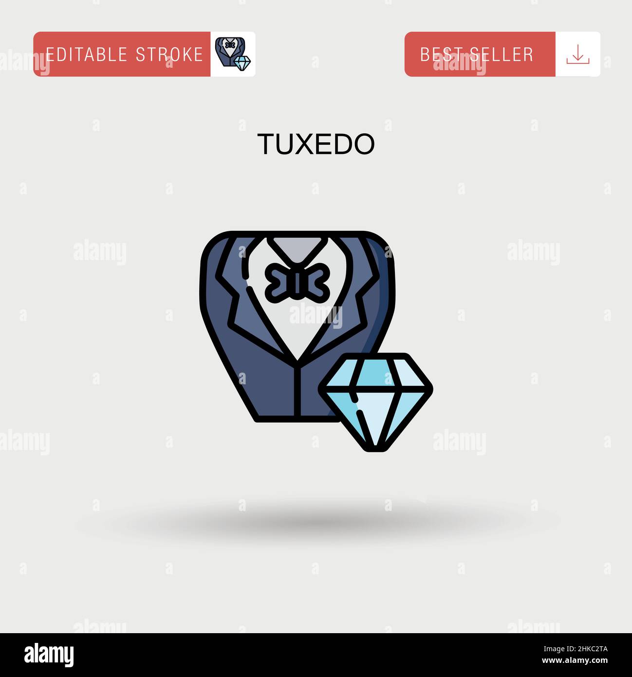 White tuxedo jacket Stock Vector Images - Alamy