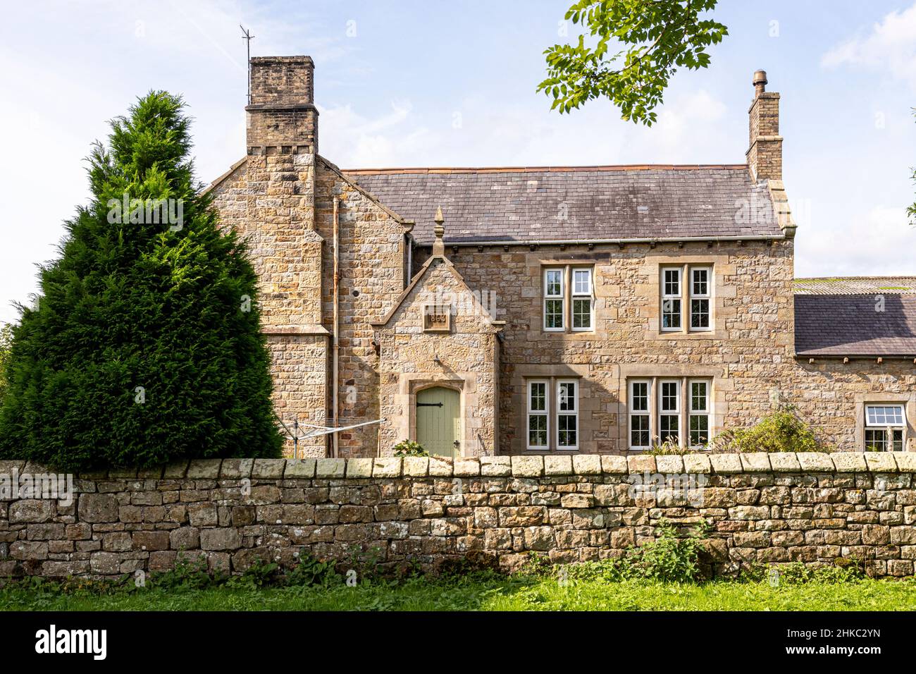 A solid Victorian (1863) stone farmhouse next to Thirlwall Castle near ...
