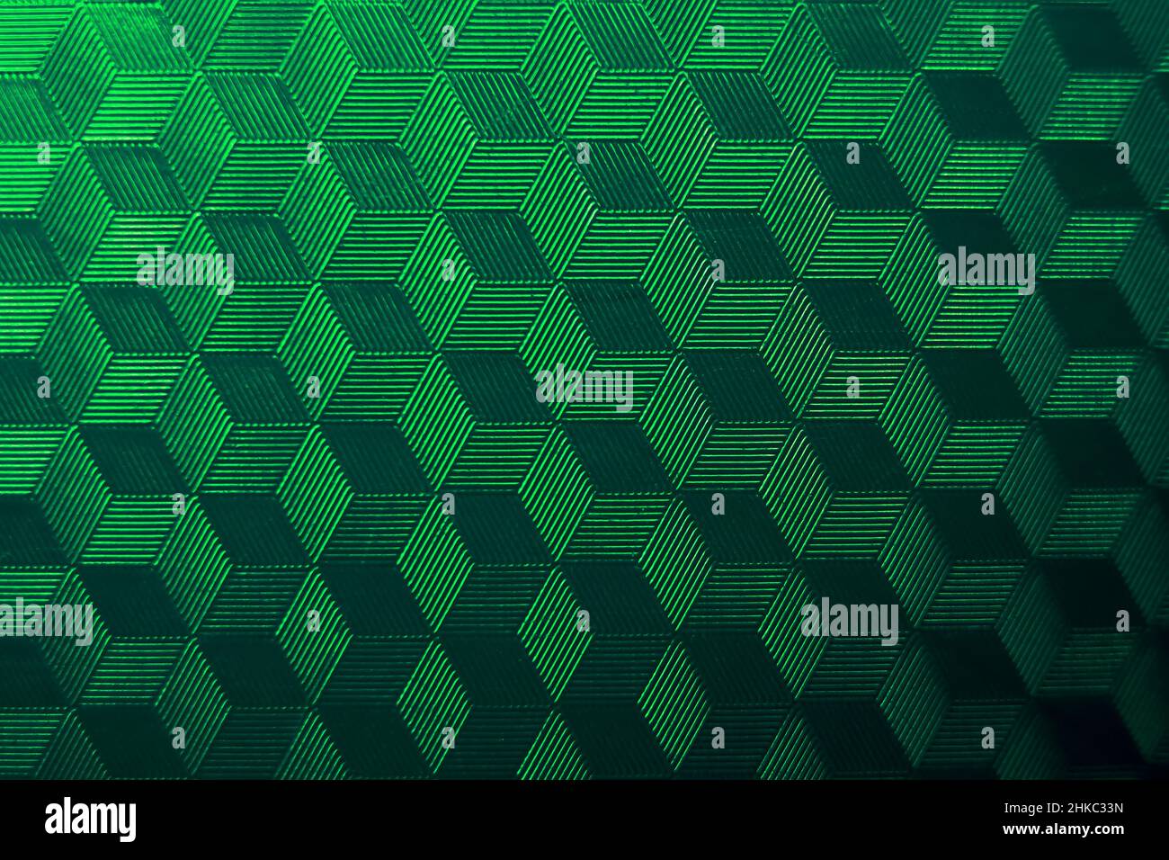 Abstract green background with geometric patterns with 3d effect ...