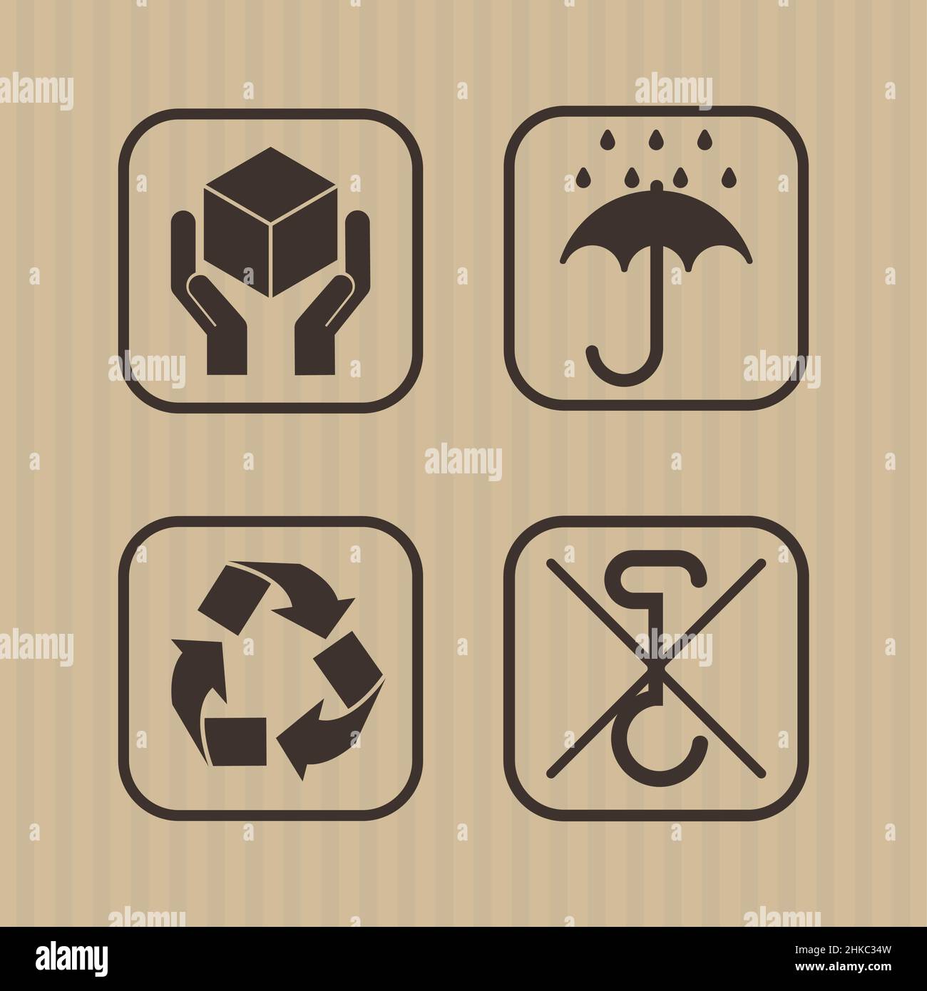 four cardboard infographic seals Stock Vector Image & Art - Alamy