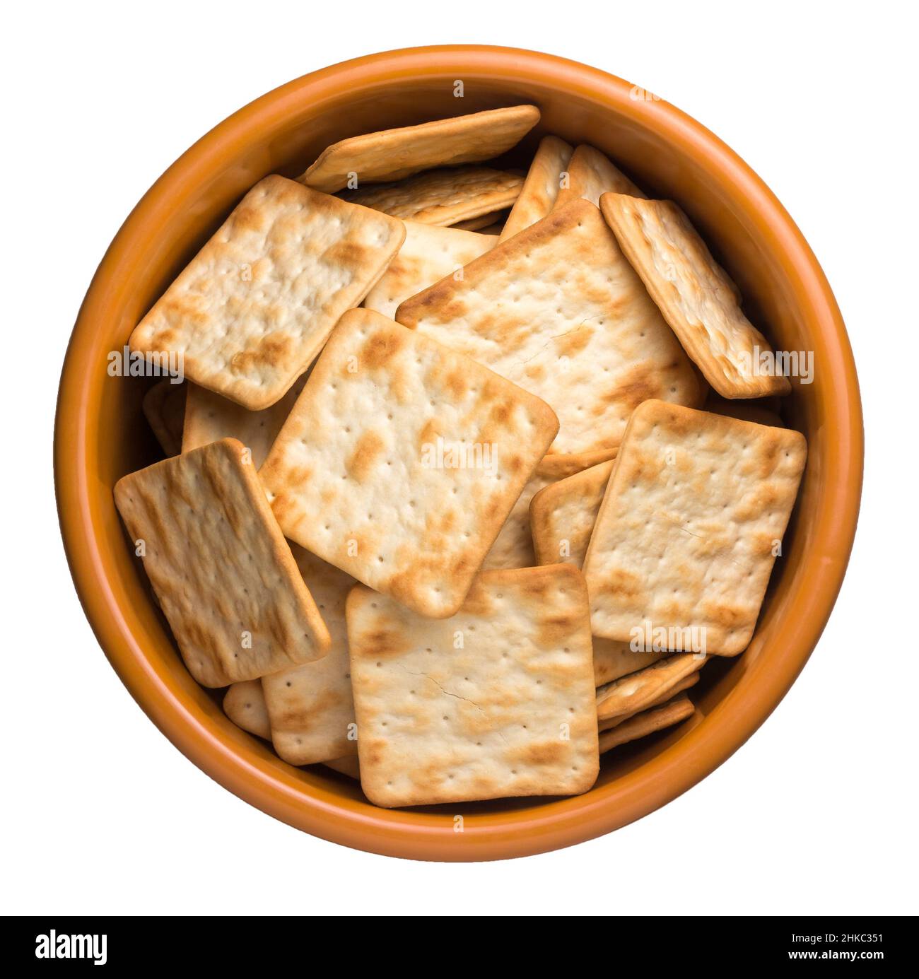 biscuits in a bowl, crispy and crunchy square shape crackers, tea time ...
