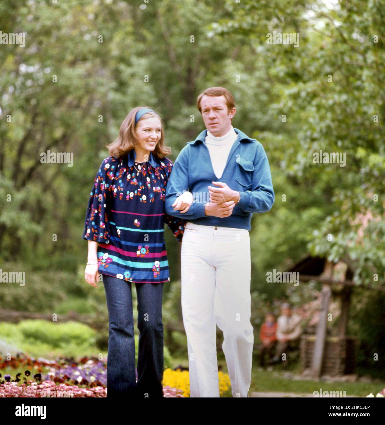 Romanian actors Aimee Iacobescu & Vladimir Gaitan, 1980 Stock Photo - Alamy