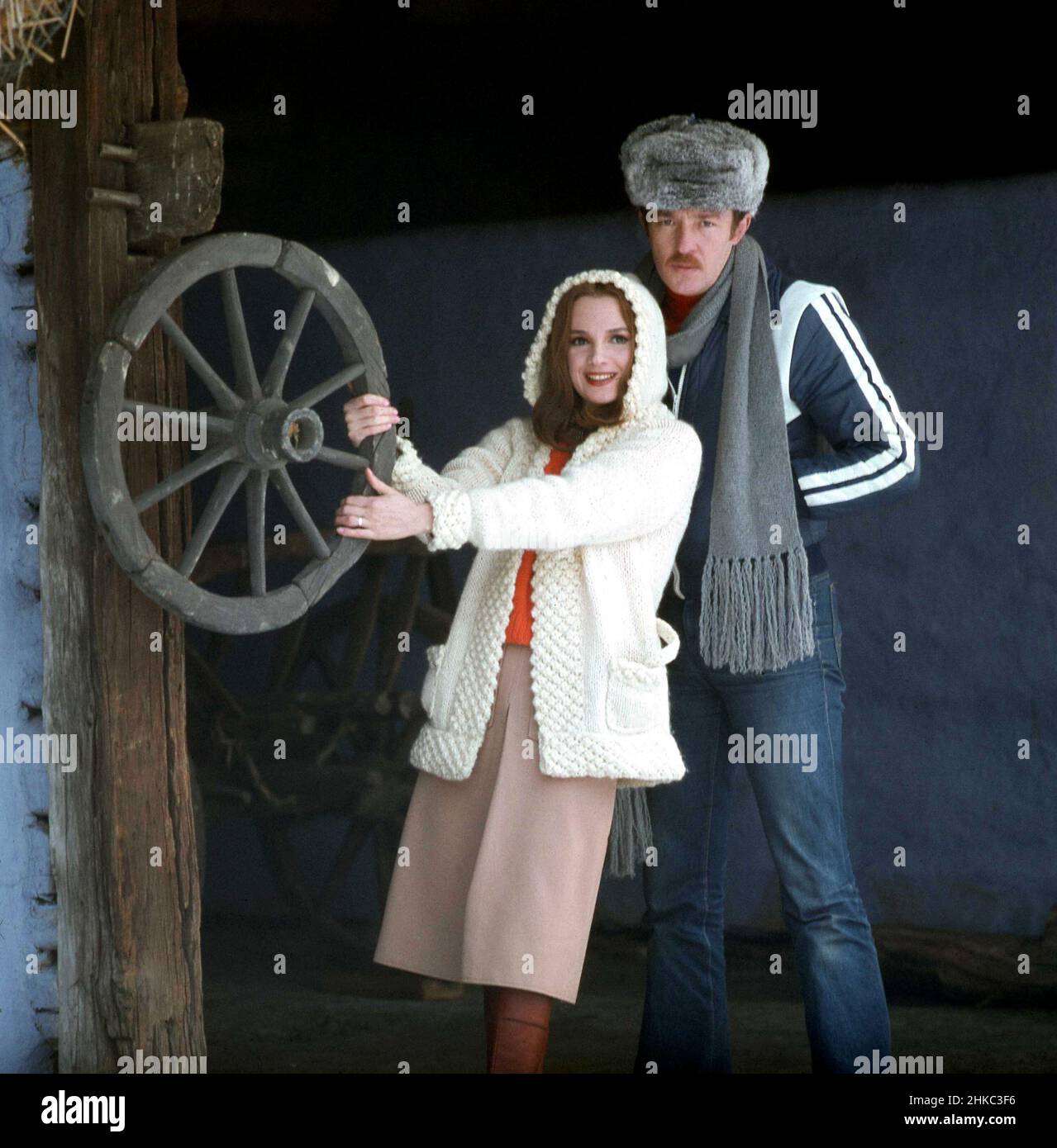 Romanian actors Aimee Iacobescu & Vladimir Gaitan, 1980 Stock Photo - Alamy