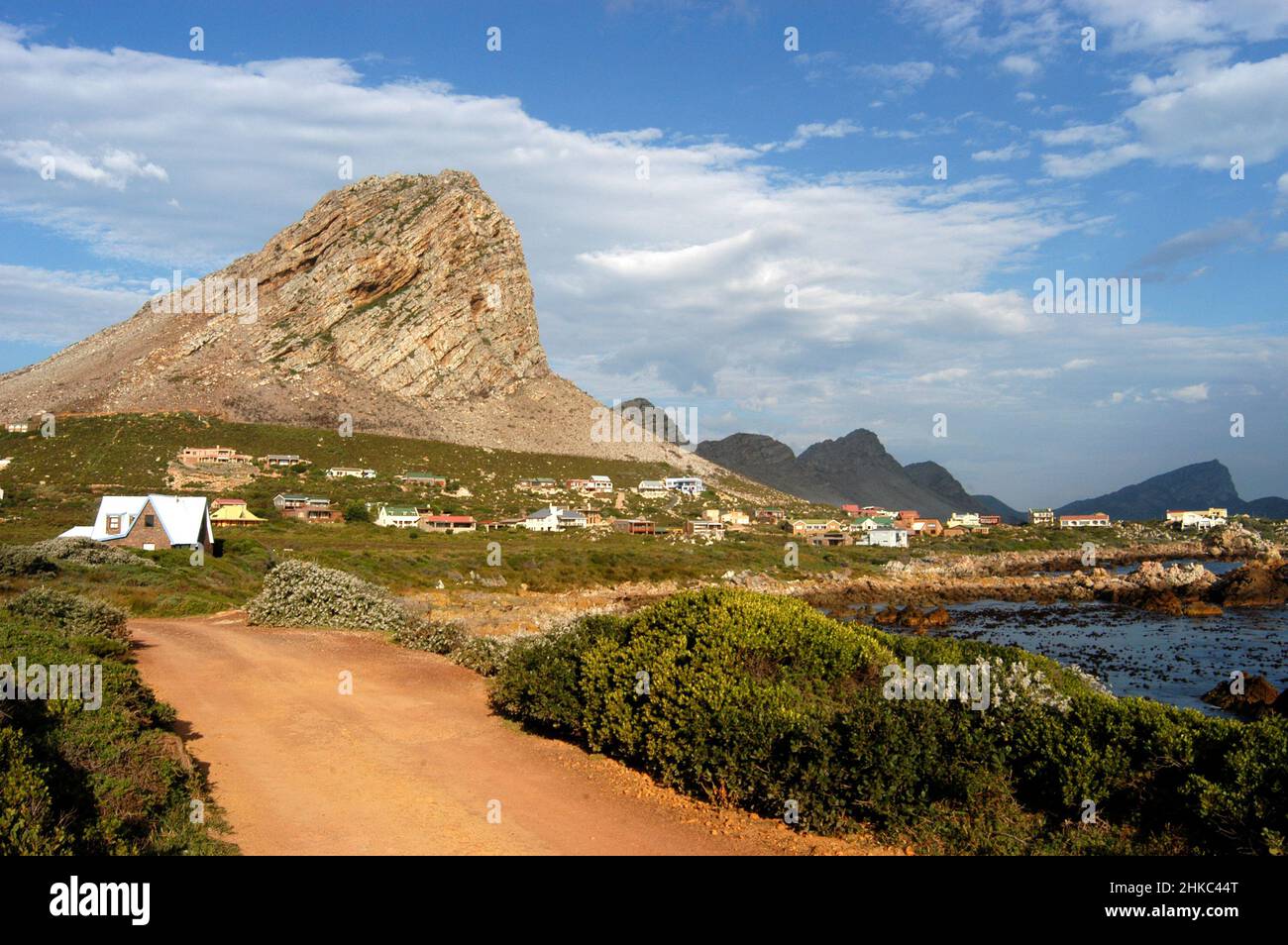 Pringle bay village at the foot of Hangklip, Western Cape, South Africa ...