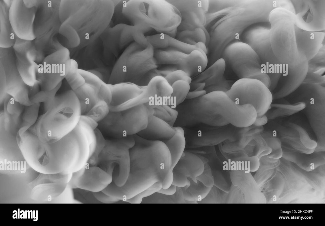 Gray Paint in Water Background Stock Photo - Alamy