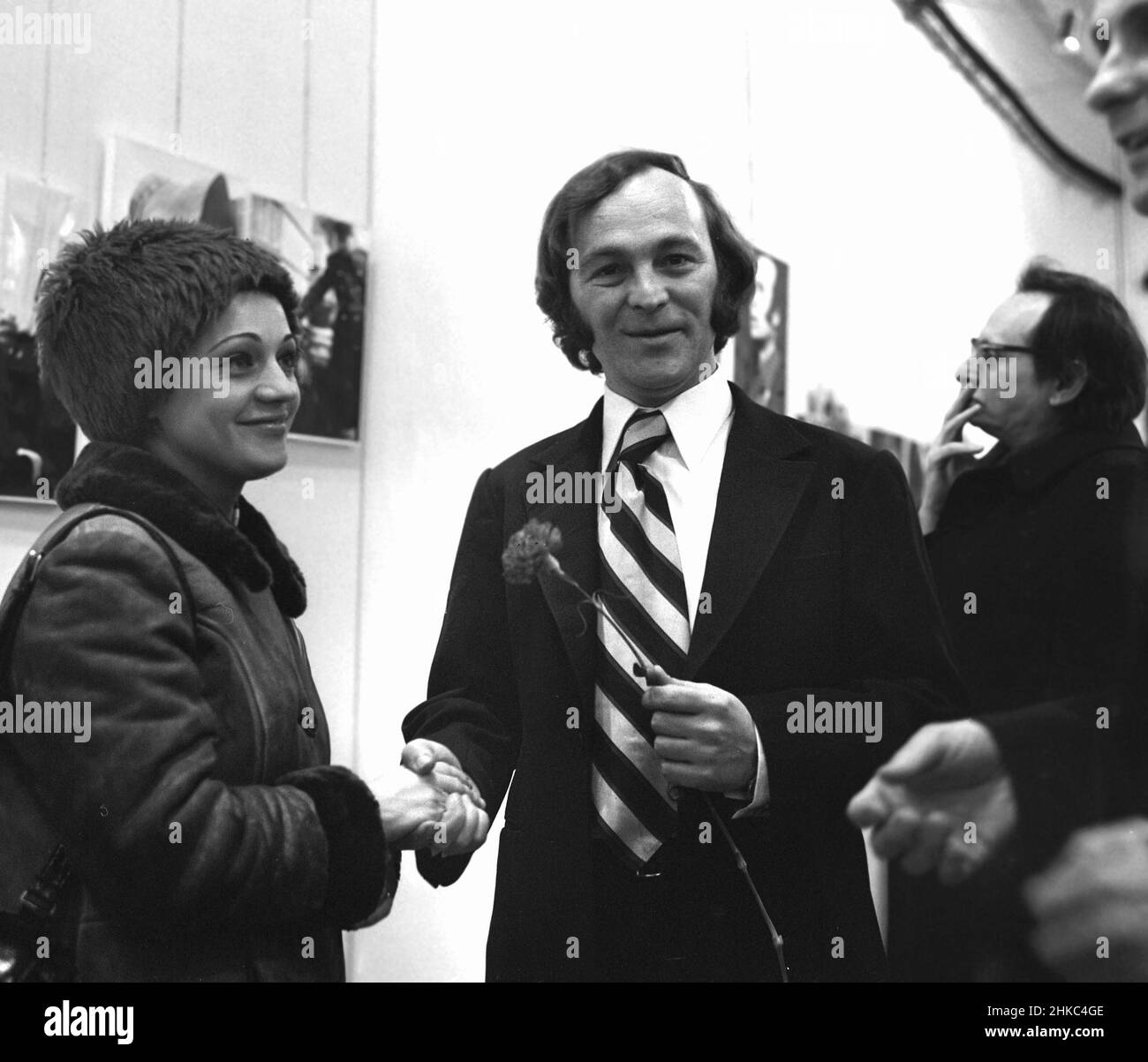 Romanian press photographer Constantin Cioboata, aprox. 1979 Stock ...