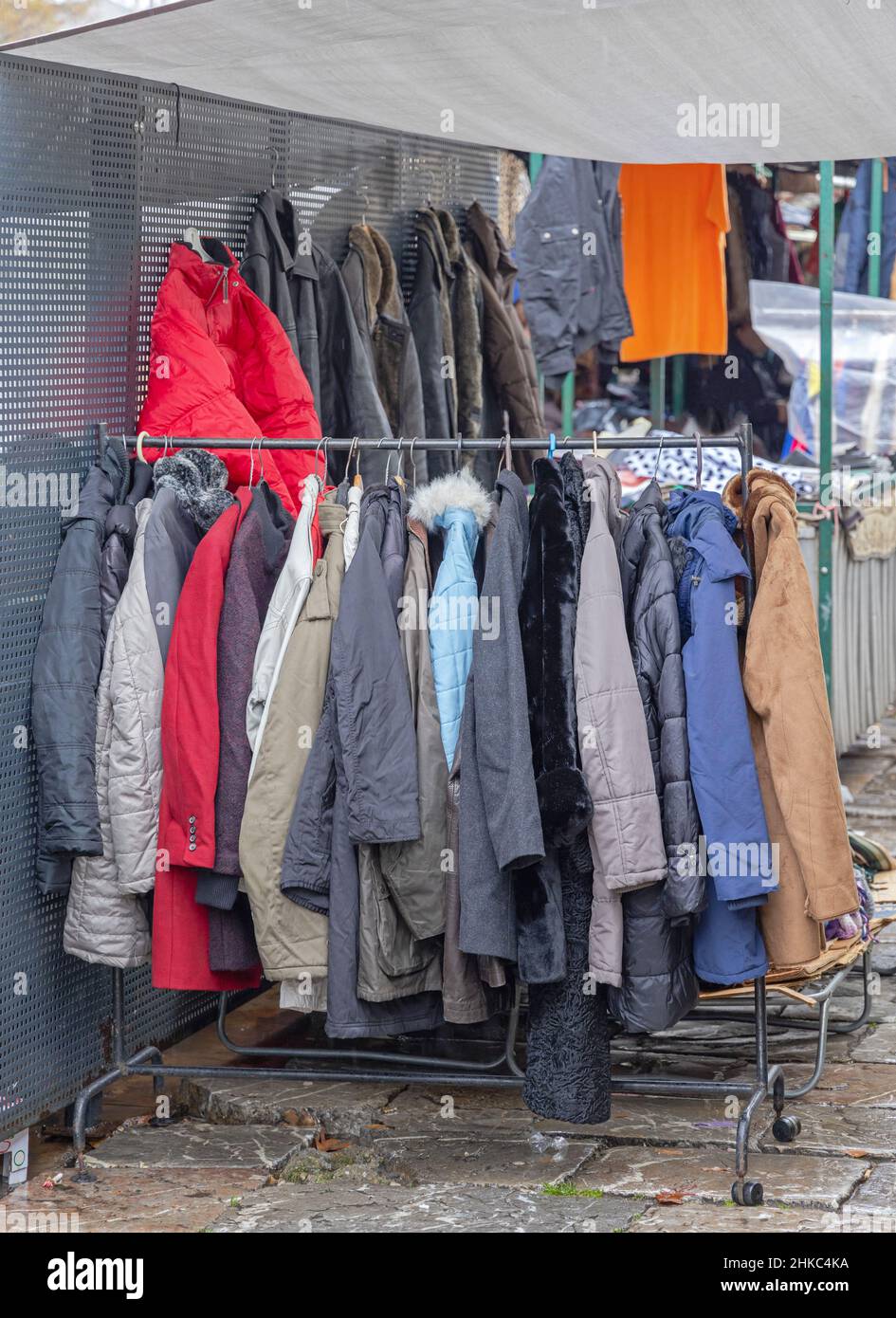 Winter clothing jackets coats outdoor hi-res stock photography and ...