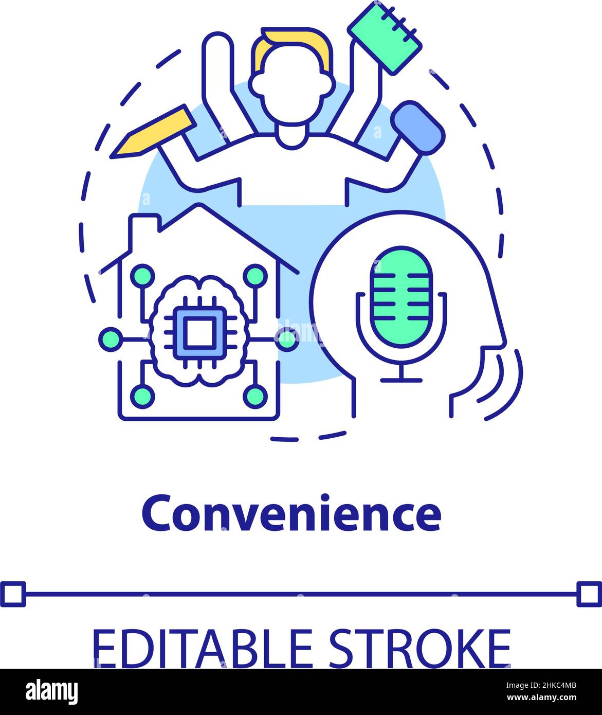Convenience concept icon Stock Vector Image & Art - Alamy