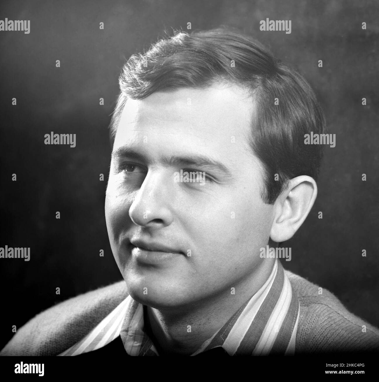 Romanian journalist and sport commentator Dumitru Graur, 1977 Stock ...