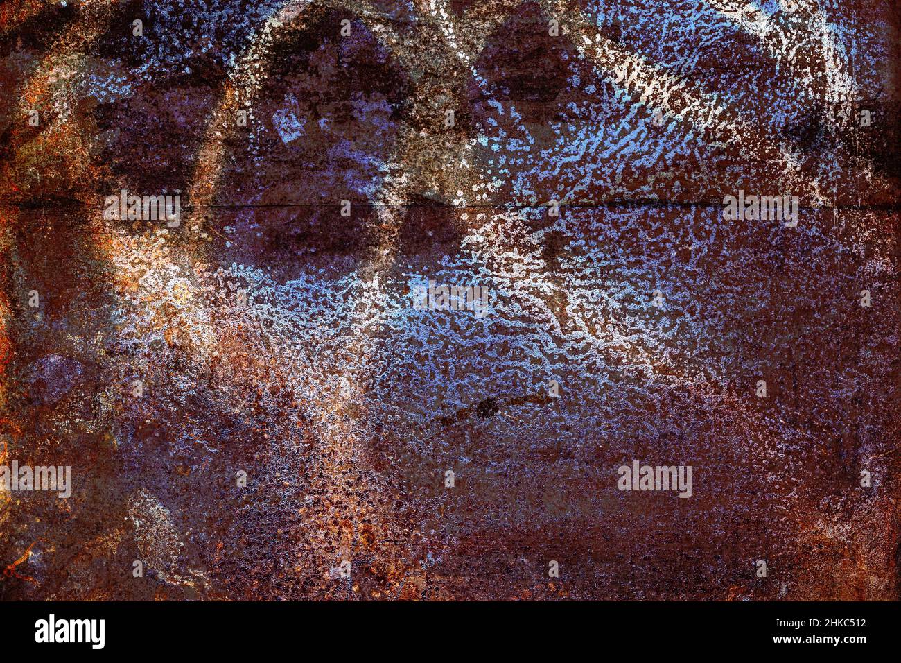 Rust and oxidized metal background. Grunge rusted metal texture. Old ...