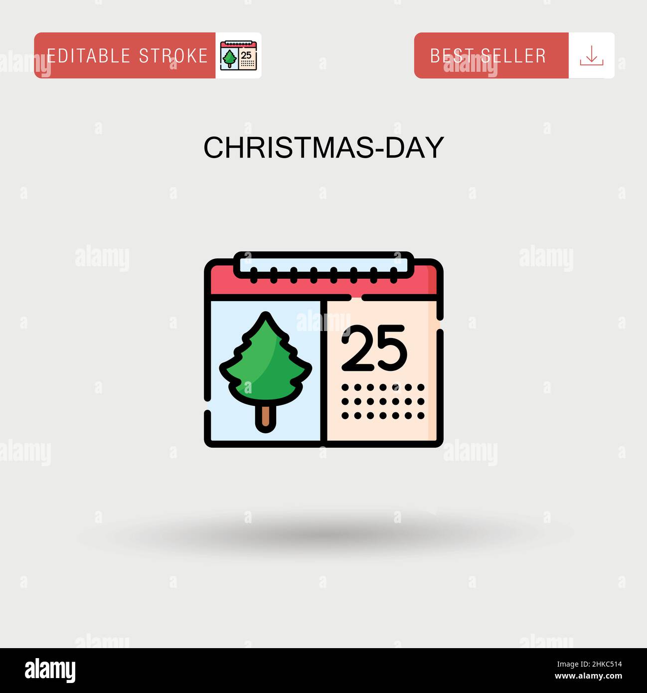 Christmas gift surprise family Stock Vector Images - Alamy