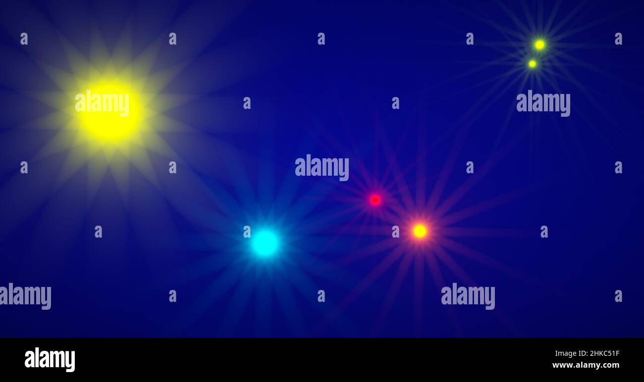 3d Festive shining stars background Stock Photo - Alamy