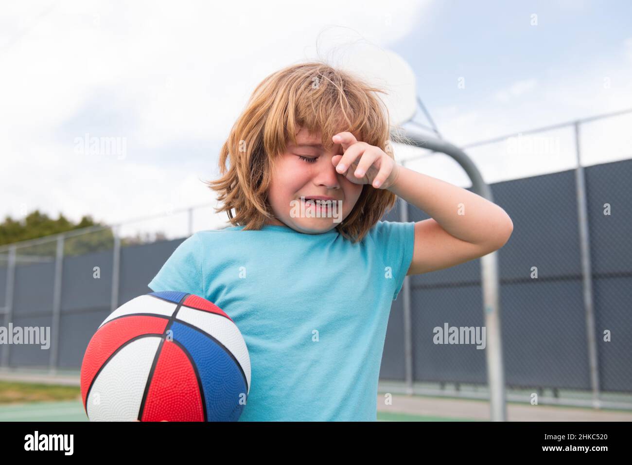 Child crying ball hi-res stock photography and images - Alamy