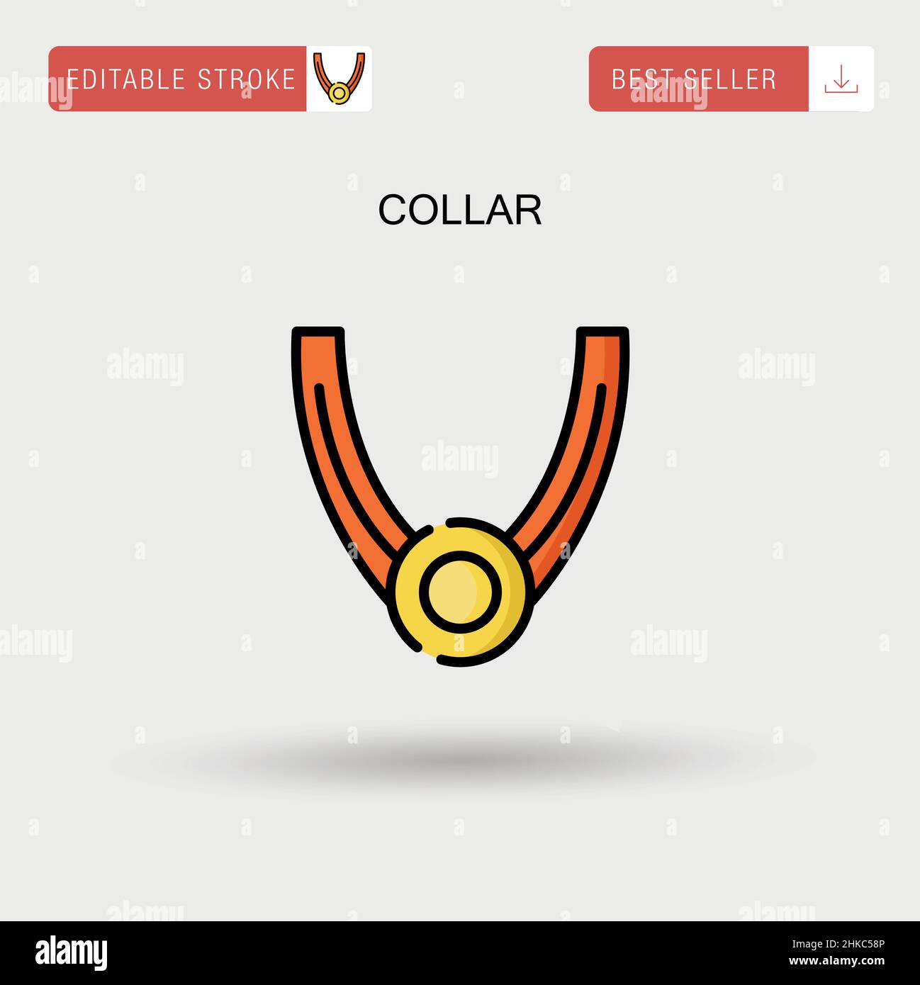 Black cat red collar Stock Vector Images - Alamy