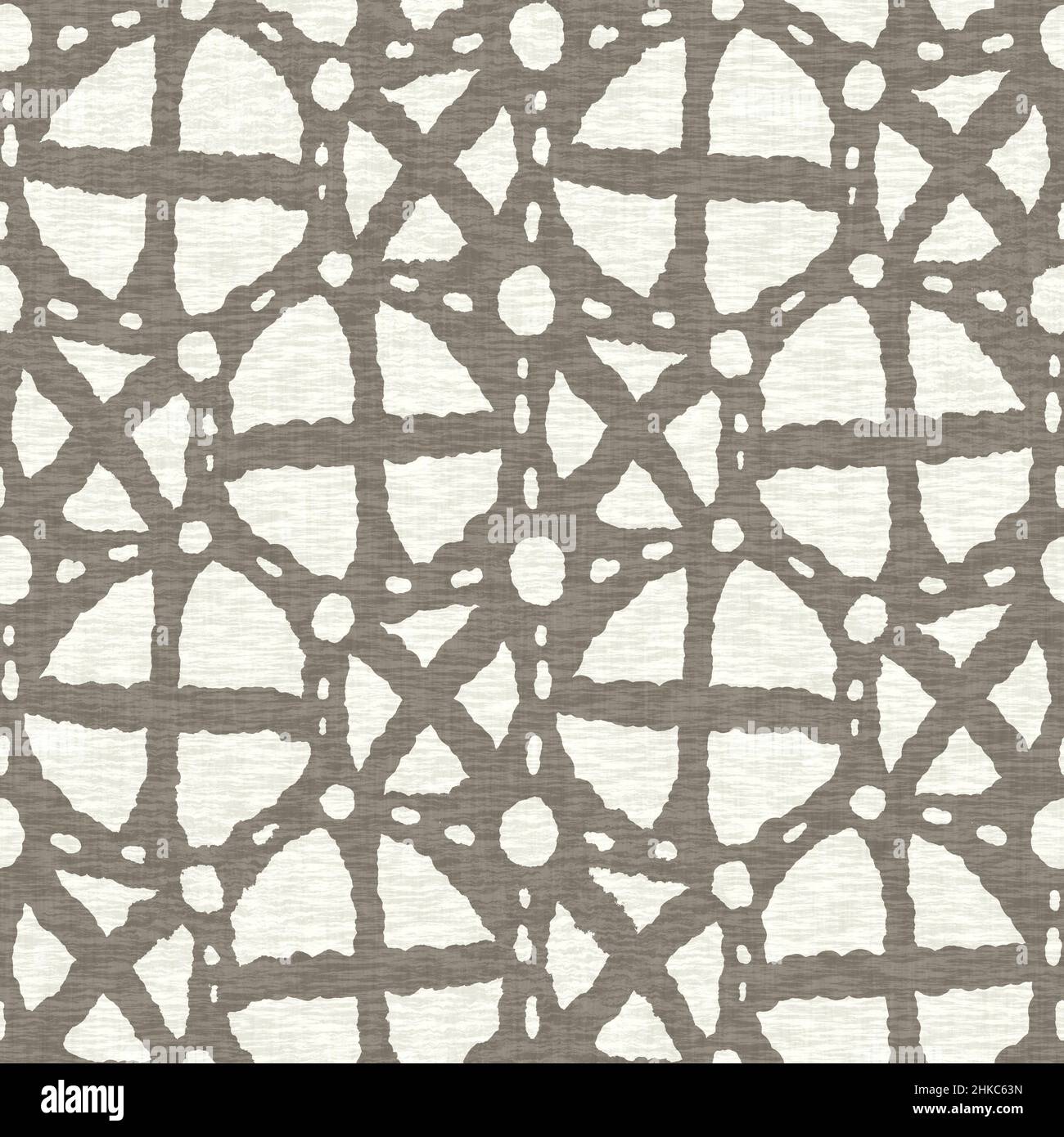 Hand drawn doodle linen effect texture pattern. Seamless woven natural ...
