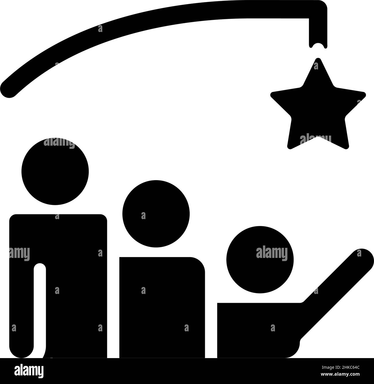 People target glyph icon Stock Vector Images - Alamy