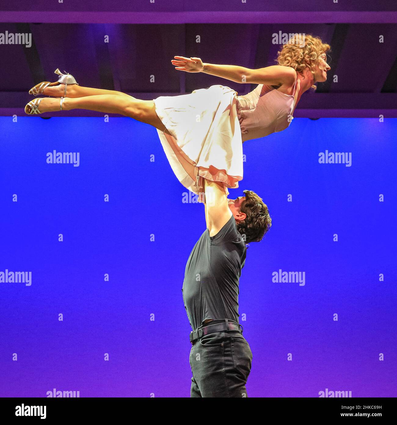 London, UK. 3rd Feb, 2021. Johnny (Michael O'Reilly) and Baby (Kira ...