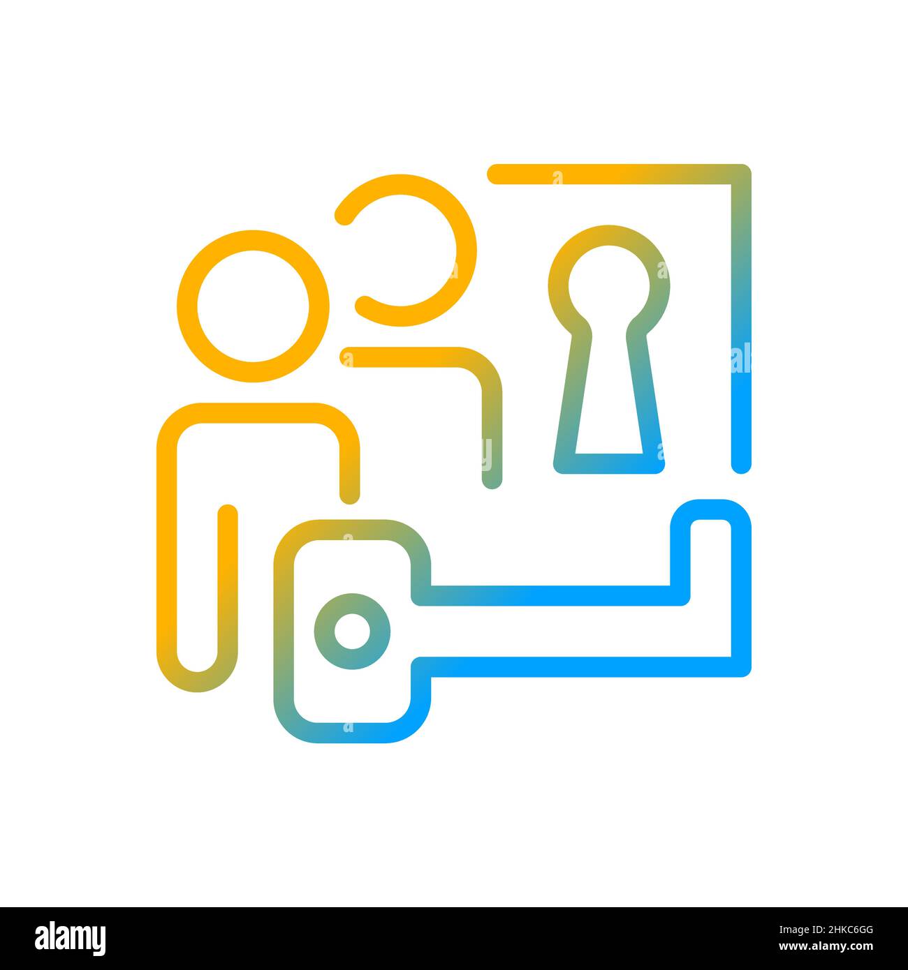 Problem solving gradient linear vector icon Stock Vector Image & Art - Alamy