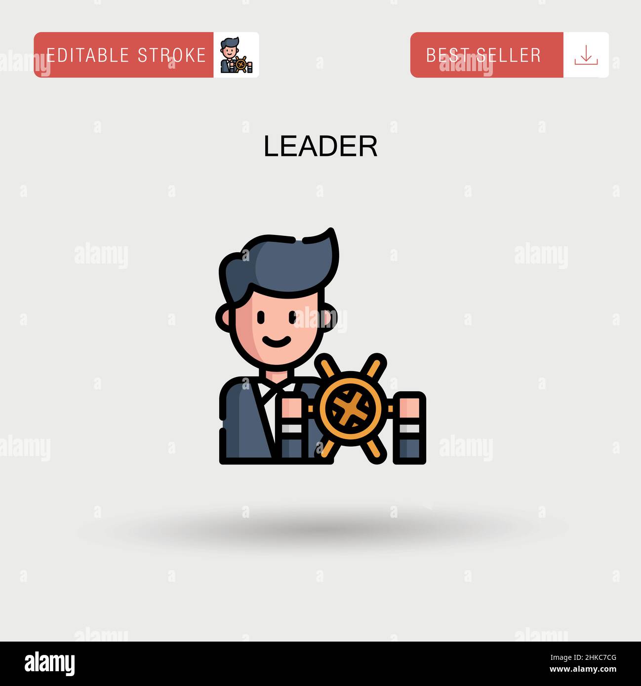 Team leader design concept Stock Vector Images - Alamy