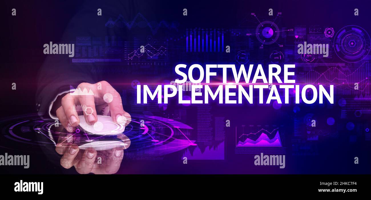 hand holding wireless peripheral, modern technology concept Stock Photo ...