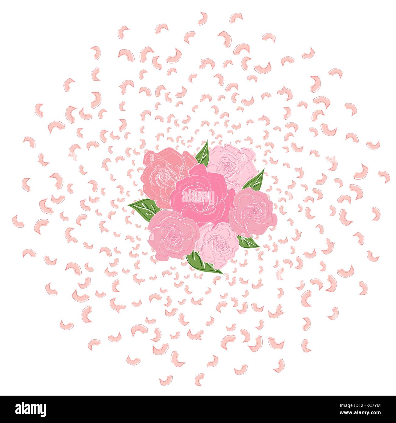 Petals falling from rose hi-res stock photography and images - Alamy