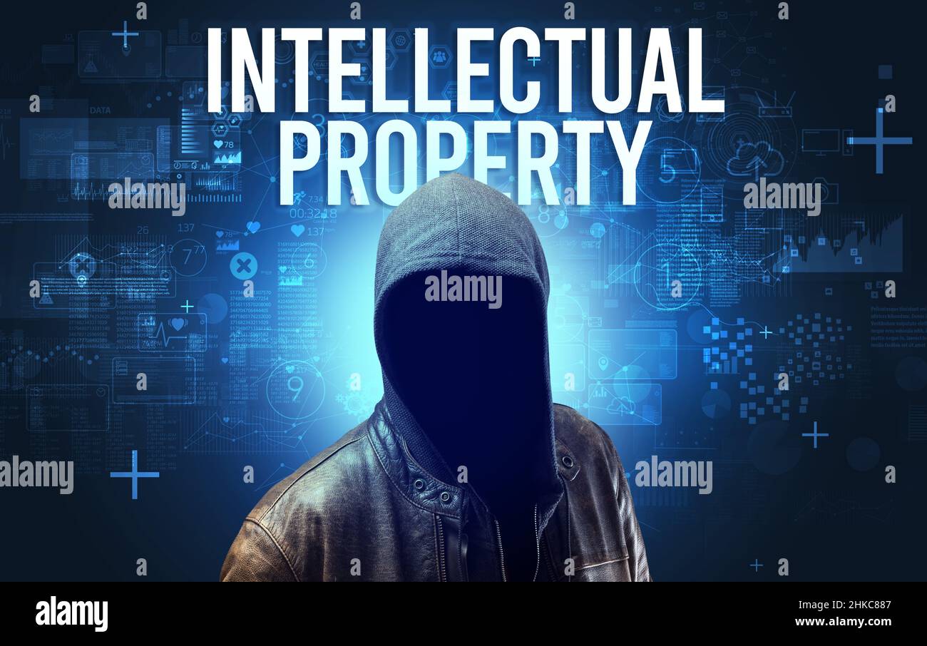 Faceless man with online security concept Stock Photo - Alamy