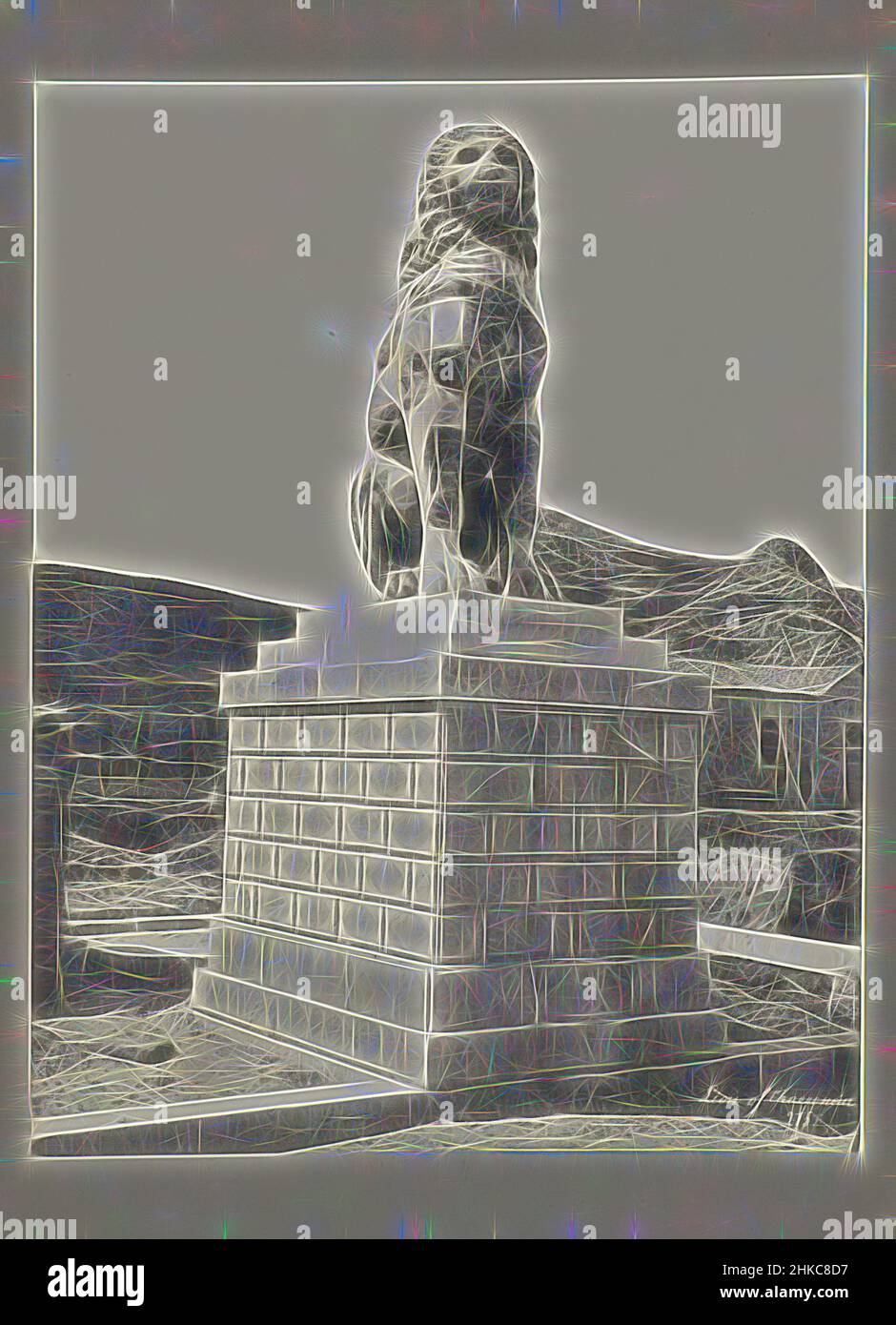 Inspired by Statue of Lion on pedestal in Chaeronea, Lion of Chaeroneia ...